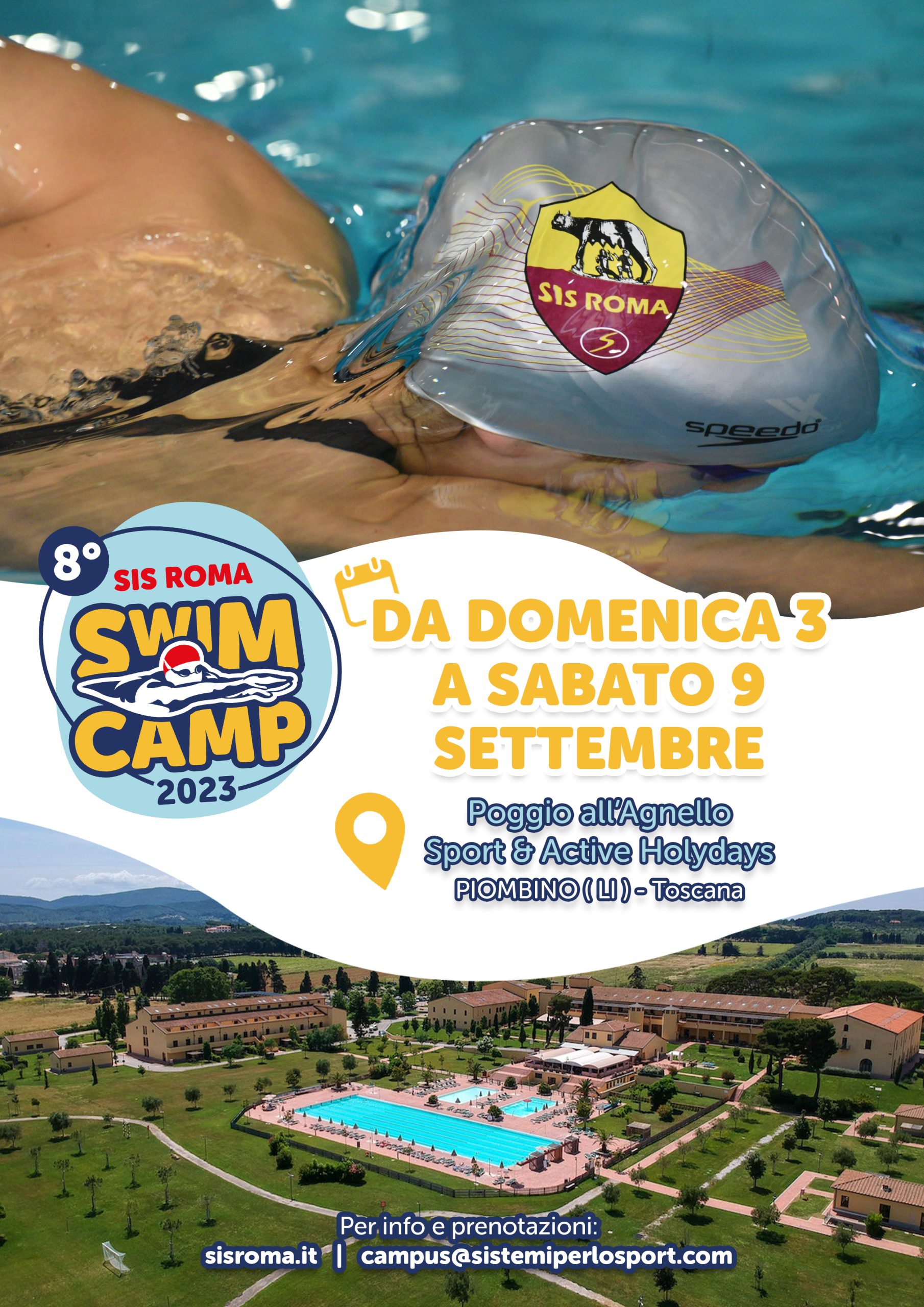 AL VIA LE ISCRIZIONI PER LO SWIM CAMP 2023!